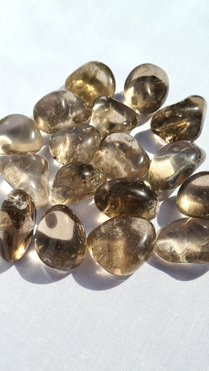 Smokey Quartz Tumble Stone – Native Hart Crystals