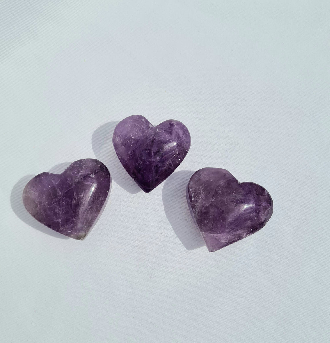 Amethyst Heart - Puffy – Native Hart Crystals