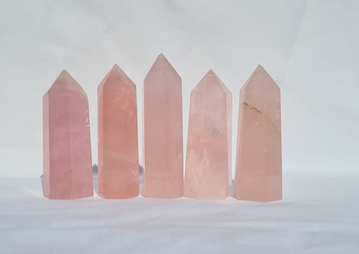 Rose Quartz - Small Towers – Native Hart Crystals