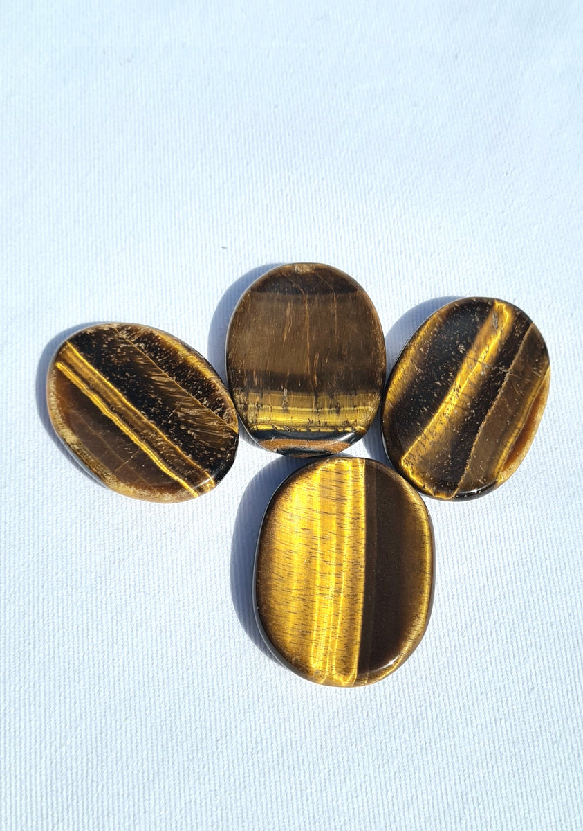 Tigers Eye Worry Stone – Native Hart Crystals