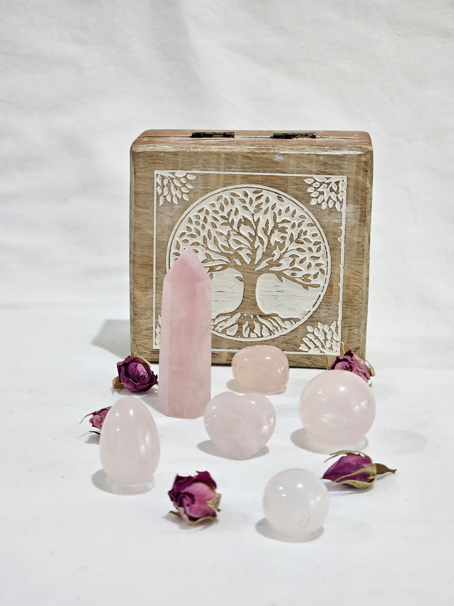 LOVE Bundle - Rose Quartz – Native Hart Crystals